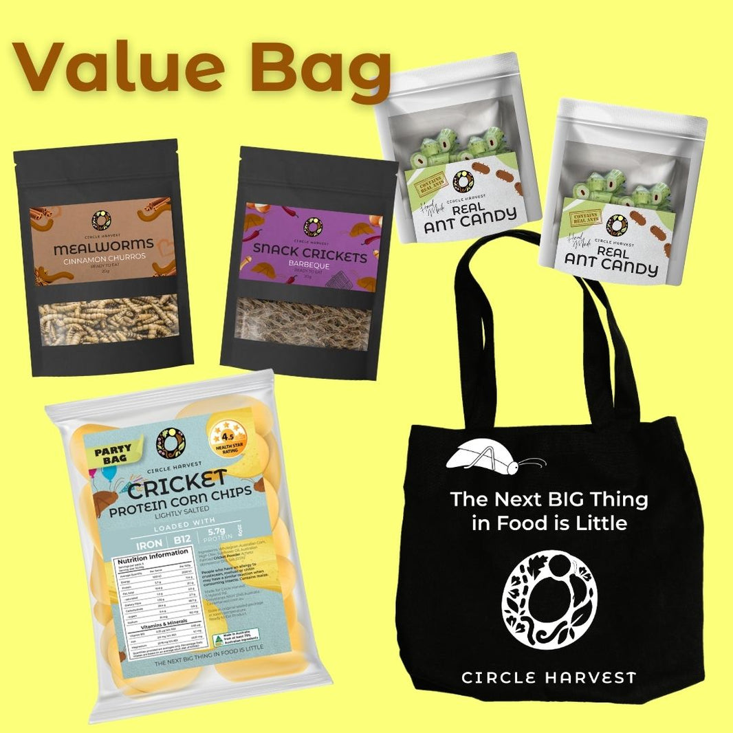 Edible Bug Shop- Circle Harvest. Australian Farmed Insect Protein