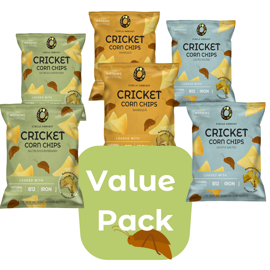 Cricket Corn Chips 50g- Australian Farmed Healthy Protein Snack ...
